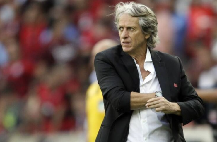 Jorge Jesus comemora mais uma vitória do Flamengo